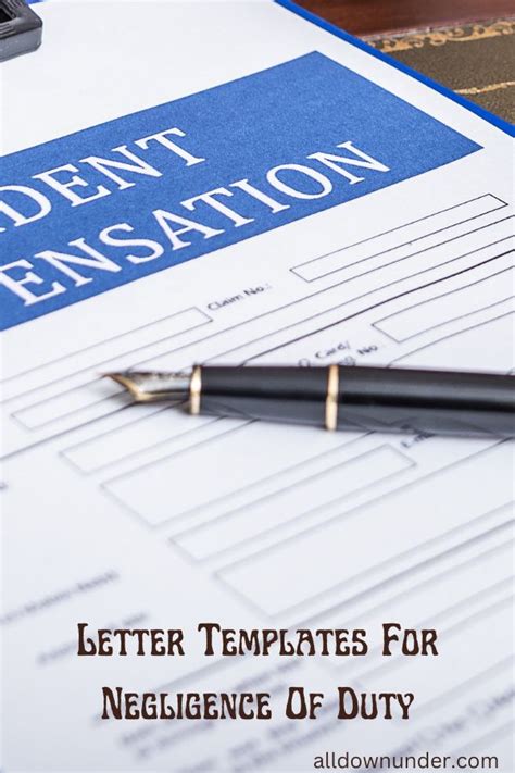 Expert Explanation Letter Templates For Addressing Negligence Of Duty