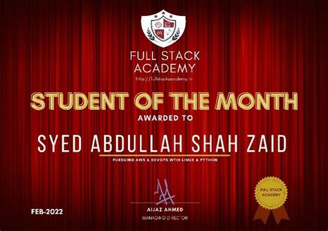 syed zaid on linkedin cloudcomputing aws fullstackacademy training