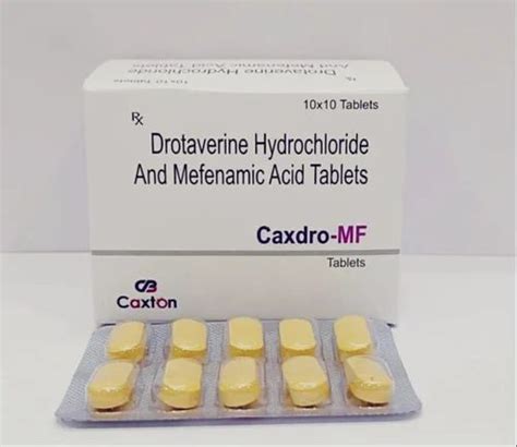 Drotaverine Hydrochloride Mefenamic Acid Tab Packaging Size 10 10 Tablets At ₹ 850 Box In