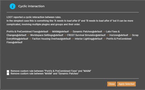 Cyclic Rules Wont Disappear R Fallout4mods