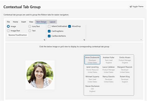 Dealing With Ribbon In Winui Ribbon Control Syncfusion