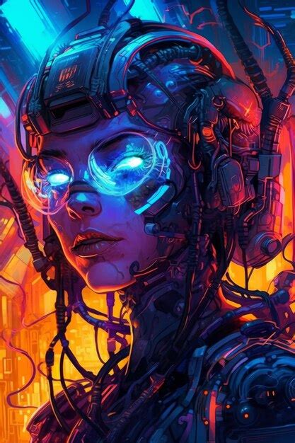 Premium AI Image An Illustration Of A Woman Dressed In A Robotic Suit