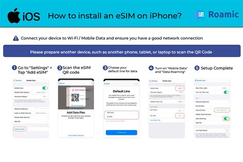 Esim Installation Roamic