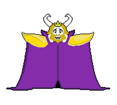 Pixilart Colored Asgore By Luong