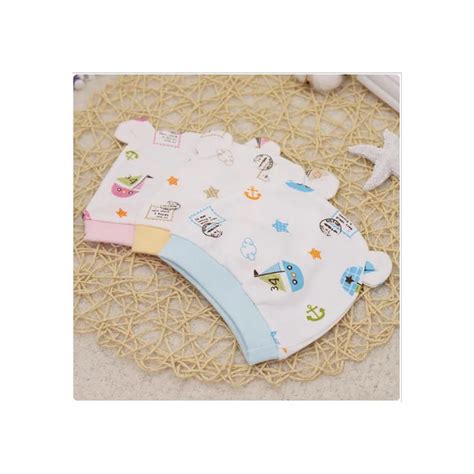 Хлопковая детская шапка для детей 0 3 месяцев хлопковая шапка с рисунком шапка для новорожденных