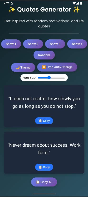 Random Quotes Generator