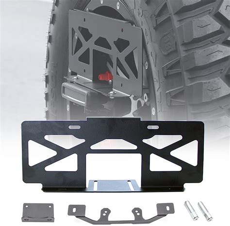 Jl Spare Tire License Plate Mount Bracket Africalonghorn