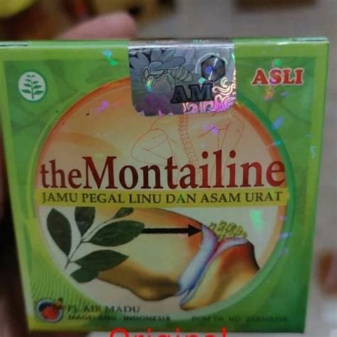 Jual Jamu Montaln Capsuel Isi 10sct Asam Urat Original Shopee Indonesia