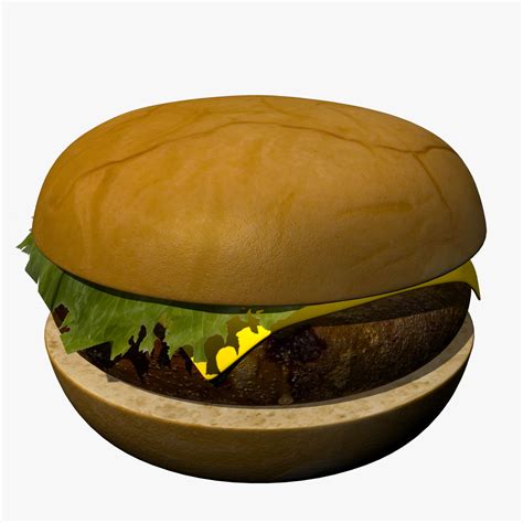 Cheeseburger Menu 3d Model 35 Max Free3d