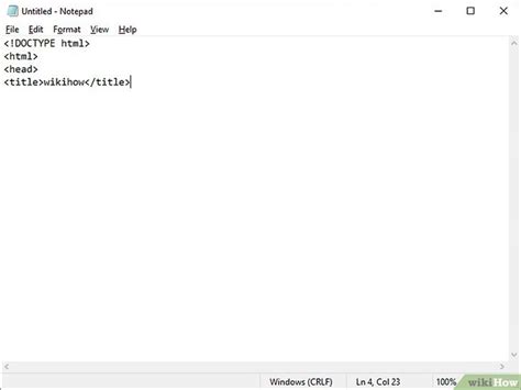 Come Creare Una Semplice Pagina Web Con Html Wikihow