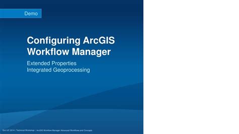 Ppt Arcgis Workflow Manager Advanced Workflows And Concepts
