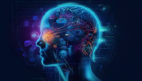 Premium Ai Image Artificial Intelligence A Humanoid Cyber Human With A Neural Network Thinks