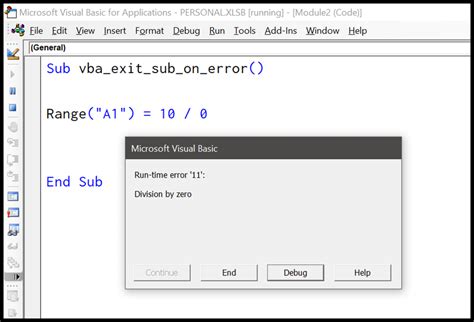 Hoe Gebruik Ik Vba Exit Sub In Excel Tutorial 2023