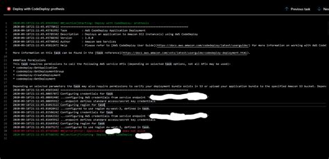 Cant Get Application Name Using Deploy With Codedeploy Task After 180 Extension Upgrade