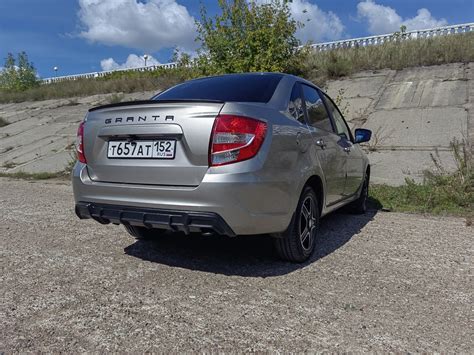 Диффузор заднего бампера гранта fl — Lada Гранта (2G) FL, 1,6 л, 2020 ...