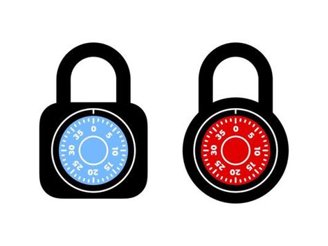 Combination Lock Vector Art Icons And Graphics For Free Download