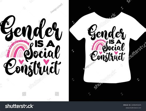 Gender Social Construct Svg Design Stock Vector Royalty Free 2200293225 Shutterstock