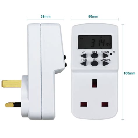 Electronic 24 Hour 7 Day 13a Mains Plug In Digital Timer Time Switch Socket Ebay
