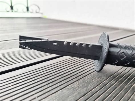 Survival Knife Collapsing Dagger Knife Free 3d Print Model Makerworld