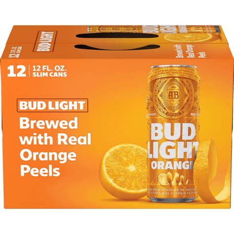 Bud Light Orange Orange Beer 12 Pack Beer 12 Fl Oz Cans 42 Abv