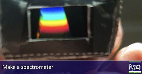Make Your Own Spectrometer Fizzics Education