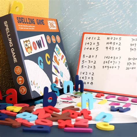 편지 매칭 맞춤법 단어 게임 영어 편지 어린이를위한인지 교육 완구 유형 A