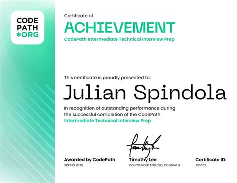 Codepath Techinterview Python Julian Spindola