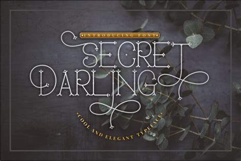 Secret Darling Font Fonts