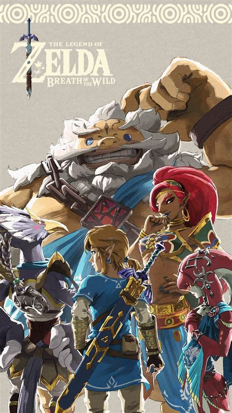 Breath Of The Wild Champions Wallpapers Top Free Breath Of The Wild Champions Backgrounds