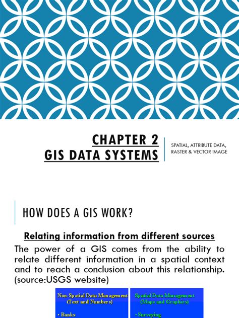 Week 3 Lecture 2 Gis Data Systems Raster Vector Pdf