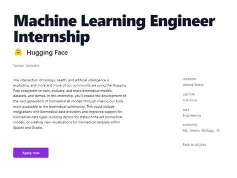 ai jobs on linkedin hiring ai ml huggingface
