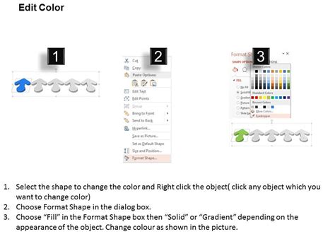 Five Step Parallel Process Diagram Powerpoint Template Slide PowerPoint Slide Templates