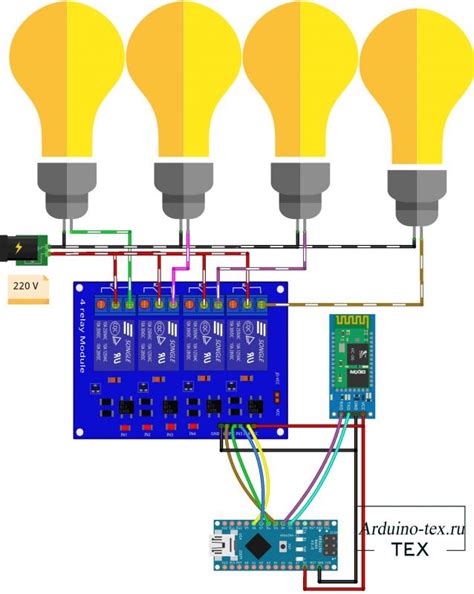 Управление реле с компьютера при помощи Arduino и Bluetooth