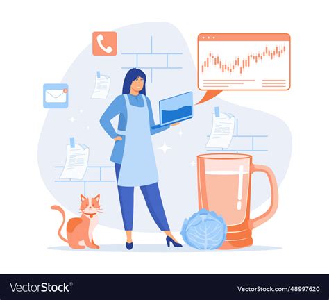 Multitasking Time Management Concept Royalty Free Vector