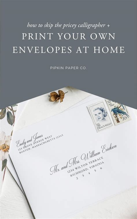 How To Print Envelopes The Easy Way Pipkin Paper Company