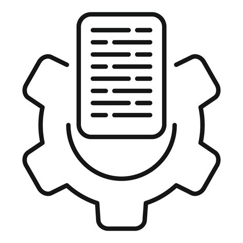 Gear Dual Technical Icon Outline Vector Phone Ram Lens 41273195 Vector Art At Vecteezy