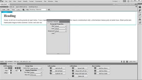 Accessing Dmxzone Bootstrap 3 Elements Youtube