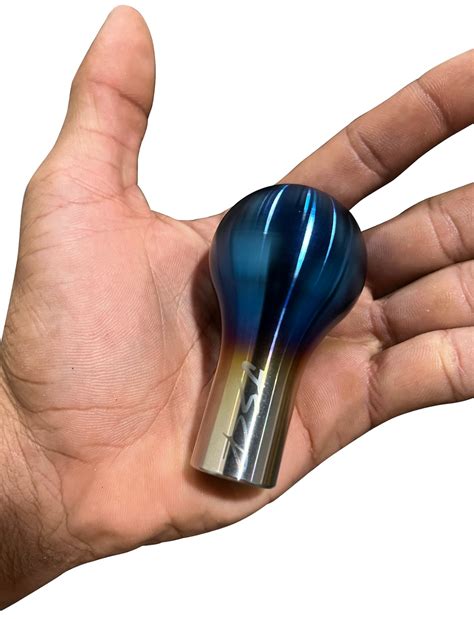 1lb Tear Drop Burnt Titanium Weighted Shift Knob 10 X 15 Si Rsx Ek Eg Jackspania Racing