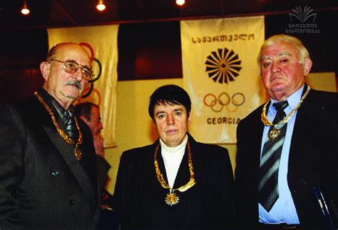 Iverieli ვახტანგ ბალავაძის ნონა გაფრინდაშვილის და გიორგი სხირტლაძის ოლიმპიური ორდენებით დაჯილდოება