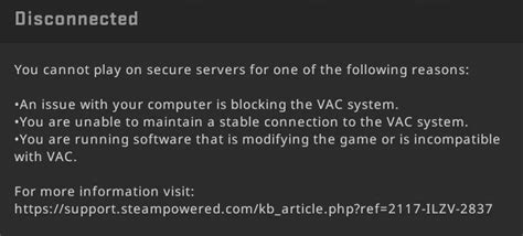 steam community guide fix disconnected by vac error atlas os