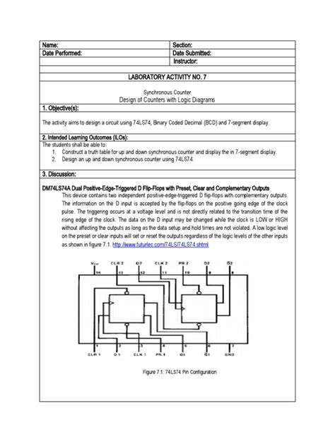 Design Of Synchronous Counters Using Logic Diagrams And 7 Segment Displays Pdf Electrical