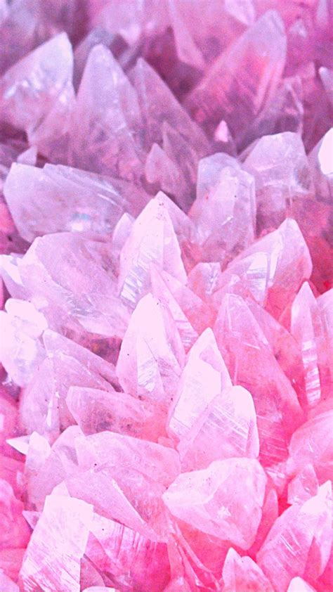 Stunning Pink Crystal Wallpaper For Chic Interiors