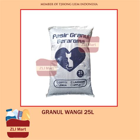 Jual Pasir Granul Wangi 25l Pasir Gumpal Wangi Murah 25l Pasir Gumpal