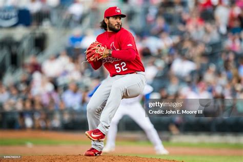 Andre Granillo Of The Springfield Cardinals Pitches During The Game