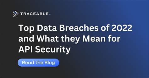 Top Data Breaches Of 2022 And What They Mean For Api Security