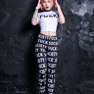 Fuck Leggings Plus Size Printed Leggings Festival Leggings For Women