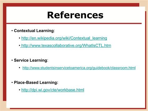 Context Based Learning Ppt