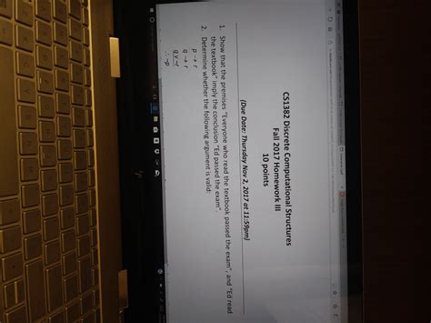 Solved 0台凸ttubl 201827 Cs 1382 Cs1382 Discrete