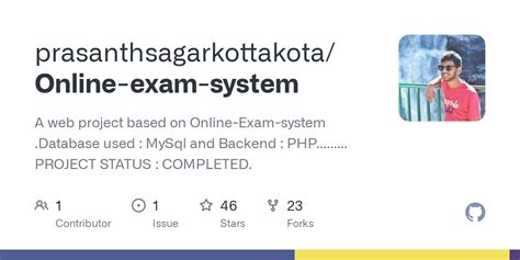 Github Prasanthsagarkottakota Online Exam System A Web Project Based On Online Exam System
