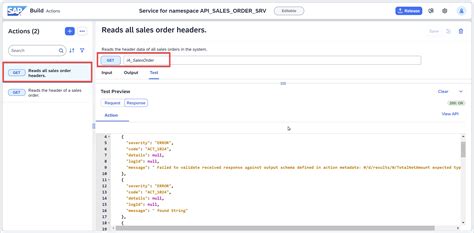 Schema Problem With New Action In Sap Build Sap Community